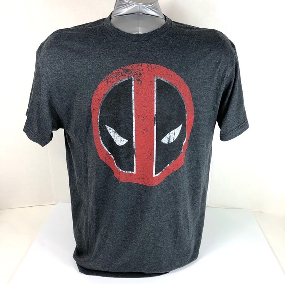 Marvel | Shirts | Marvel Comics Mens Deadpool Logo Tee | Poshmark